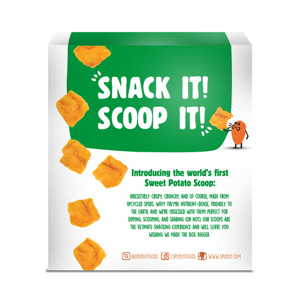 Sour Cream and Onion Sweet Potato Scoops- Spudsy